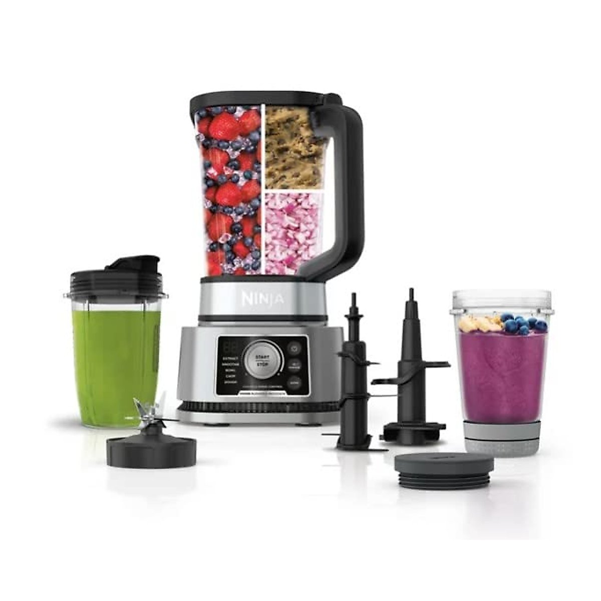 Ninja® Foodi® 72-oz Power Blender & Processor System with Smoothie Bowl Maker & Nutrient Extractor* 1200W (Renewed)