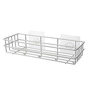 IRDFWH Bathroom Shower Hanging Shelf Holder Kitchen, Bedroom Bathroom Makeup Storage Basket (Color : Onecolor)