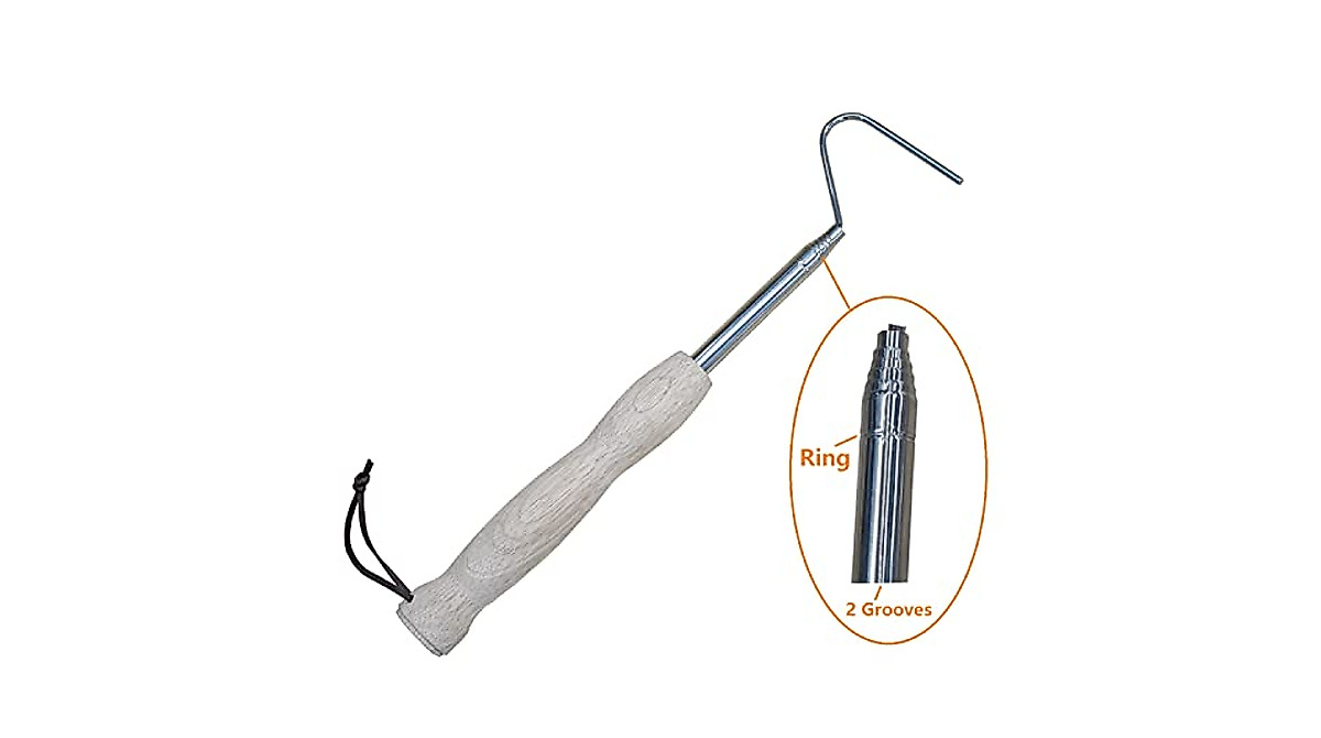 BOVONVON 55" Collapsible Snake Hook - Safe & Durable