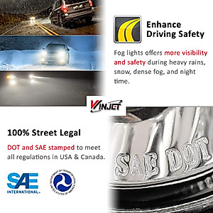 Winjet WJ30-0397-09 OEM Series for [2011-2015 Ford F-Series Super Duty] Driving Fog Lights + Switch + Wiring Kit