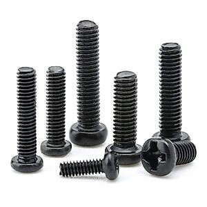 650pcs Cross Recessed Round Pan Head Machine Screws Set M1.4 M1.7 M2 M2.5 M3 Mini Screw Laptop Computer Screw Phillips Screw Kit DaJiKan