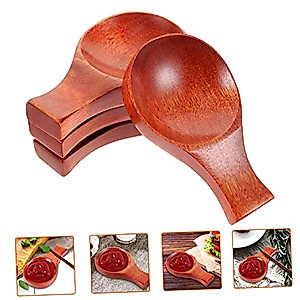 Cabilock 8 Pcs Wooden Chopstick Rest and Spoon Rest Spoon Spatula Holder Spoon Rest Silicone Spoon Holder for Kitchen Wooden Spoon Fork Rest Tea Spoon Rest Cat Spoons China Simple