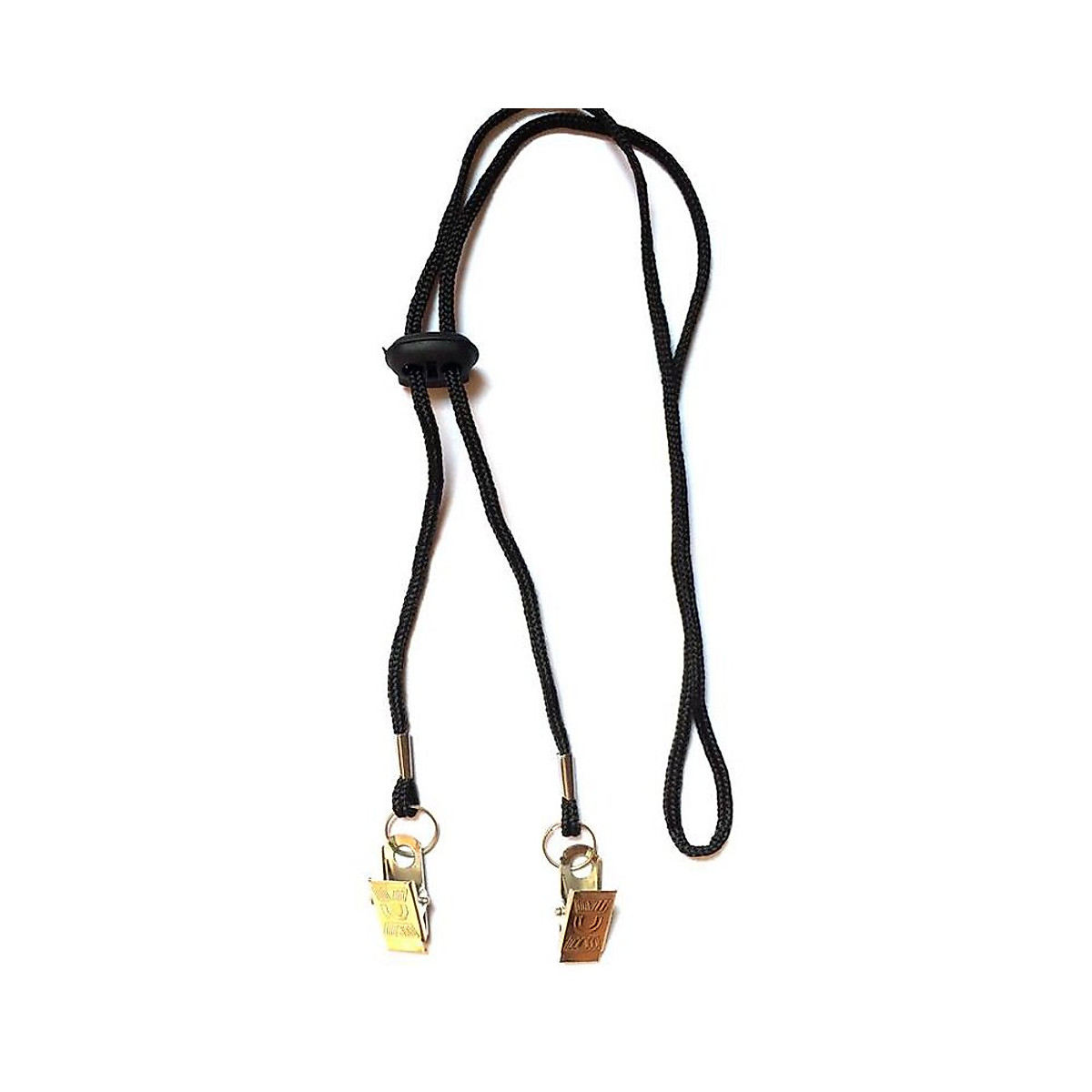 3PCS Black 35.4'' Adjustable Elderly/Adult/Baby/Toddler Napkin Fixing Clip Dental Bib Clasp Holder Lanyard Neck Strap for Towel Apron Blanket Travel Outdoor Must-haves