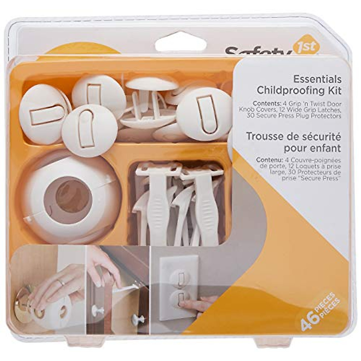 Safety 1st Essentials Childproofing Kit, 46 Pack