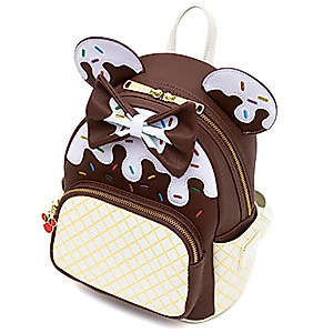 Loungefly Disney Minnie Mouse Chocolate Ice Cream Mini Backpack