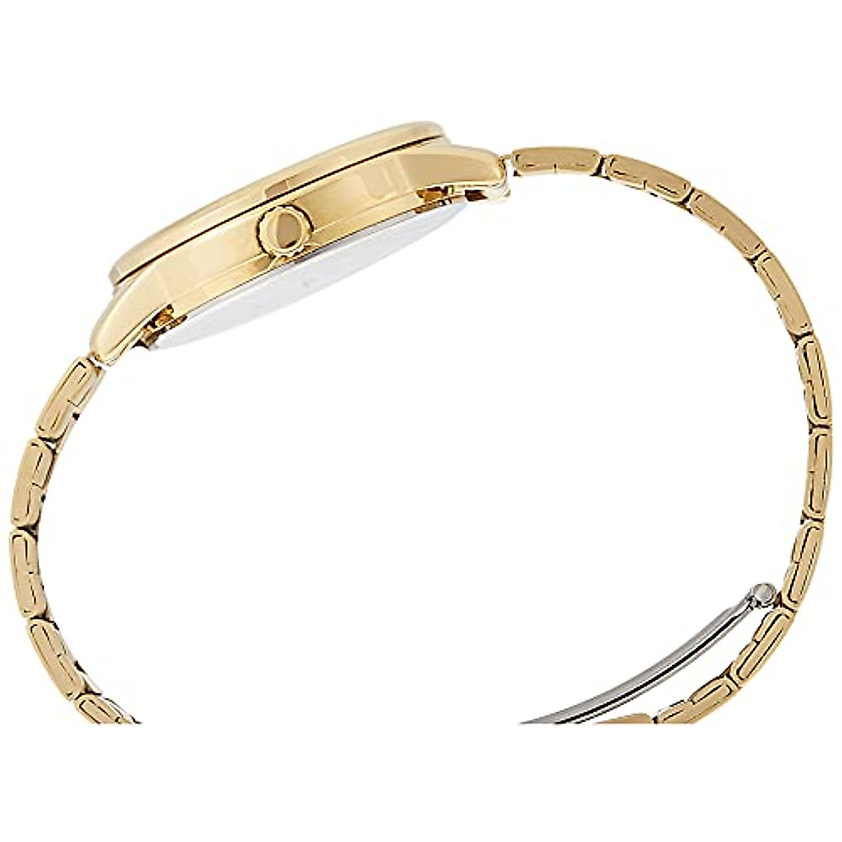 Casio #MTP-V002G-1B Men's Standard Analog Gold Tone Stainless Steel Date Watch