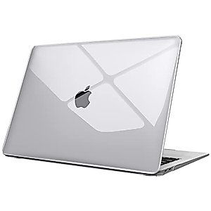 Fintie Case for MacBook Air 13 Inch A2337 (M1) / A2179 / A1932 (2021 2020 2019 2018 Release) - Snap On Hard Shell Case Cover for New MacBook Air 13 Retina Display with Touch ID, Crystal Clear