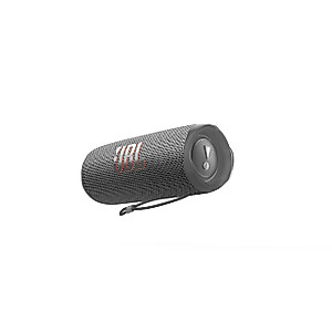 JBL Flip 6 - Portable Bluetooth Speaker, powerful sound and deep bass, IPX7 waterproof, 12 hours of playtime, JBL PartyBoost for multiple speaker pairing for home, outdoor and travel (Grey)