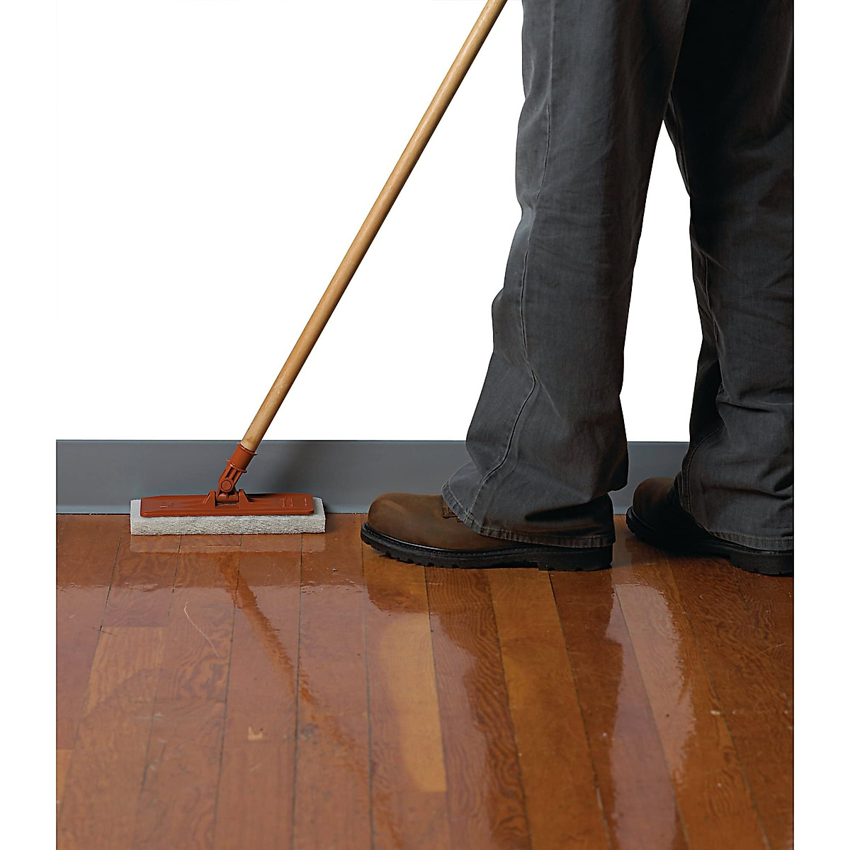 3M 8440 Doodlebug Cleaning Pad, 4.6" x 10" - 5-Pack, White