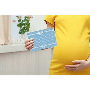 Advice for New Parents, Parenting Advice Card, Baby Shower Party, Tips for the Parents To Be，Includes a 5x7 Standing Sign and 25 4x6 Advice Cards(JYC029)