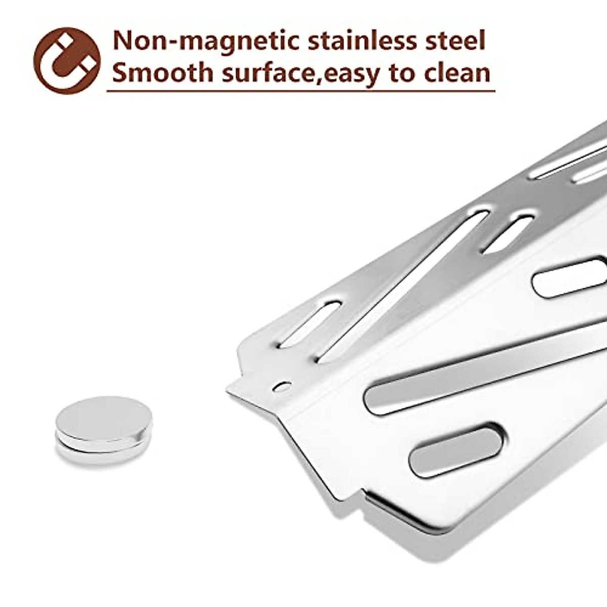 Uniflasy 66040 Heat Deflector for Weber Genesis II 300 Series II E-310, II E-315, II E-330, II E-335, II S-310 Gas Grills for Weber 66040 Heat Deflector Plates(2017 and Newer)