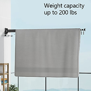 Kavlium Tri-Fold Wall Mounted Clothes Drying Rack, Laundry Drying Rack, Space Saver Clothes Rack, Easy to Install, Retractable Foldable Design for Balcony, Laundry, Bathroom.