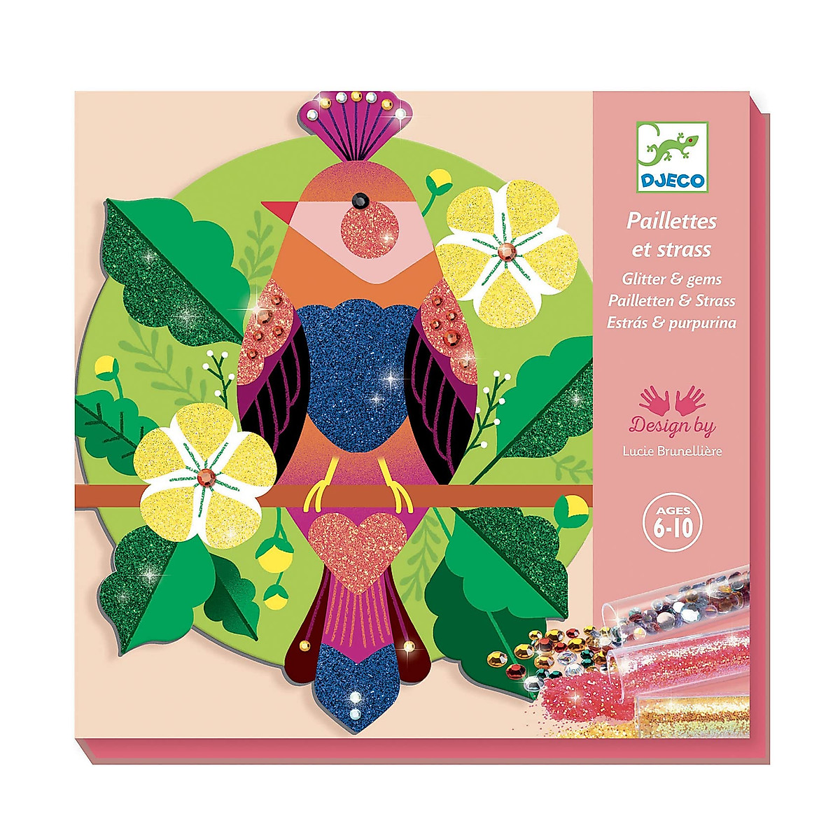DJECO Paradisio Glitter Board Craft Kit Medium