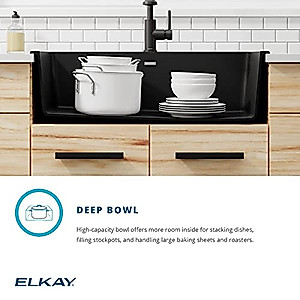 Elkay ELG13322MC0 Quartz Classic Mocha Single Bowl Drop-in Sink
