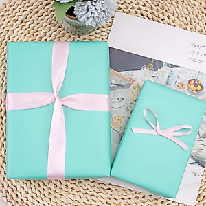 RUSPEPA Mint Wrapping Paper Solid Color for Wedding, Birthday, Shower, Congrats, and Holiday - 30 inches x 32.8 feet