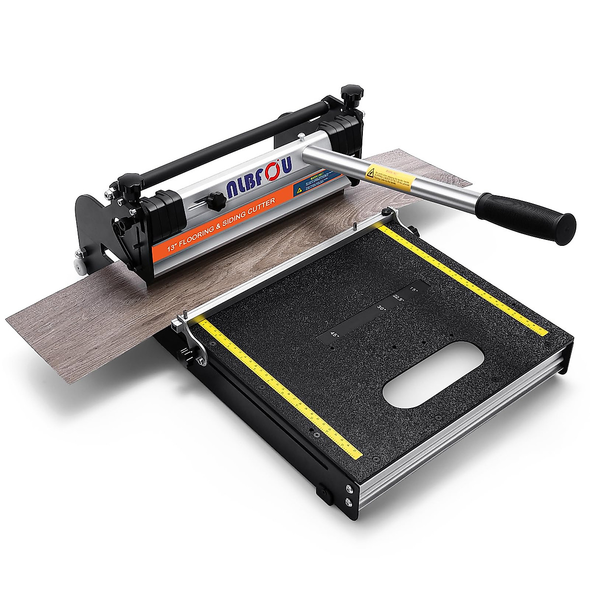 NLBFOU 13" Pro Vinyl Floor Cutter for LVP, LVT, SPC, PVC,VCT, WPC and Rigid Core Vinyl Plank Flooring,Honing Stone Included