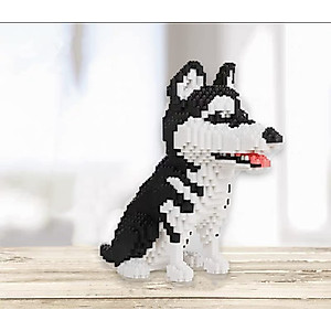BDYDT Dog Husky Micro Building Blocks Set（2524PCS） Gift for Adults and Kids