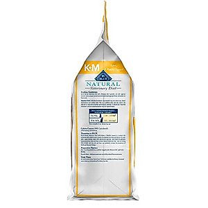 Blue Buffalo Natural Veterinary Diet K+M Kidney + Mobility Support Dry Cat Food, Chicken 7-lb bag