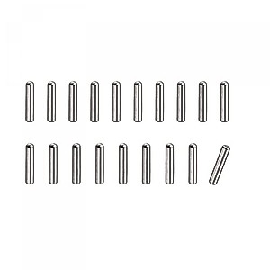 uxcell 1.2x8mm Dowel Pins, 100pcs 304 Stainless Steel Round Head Flat Chamfered End Dowel Pin Bunk Bed Pins Shelf Pegs Support Shelves Fasten Elements