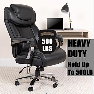 HYEJDRV Heavy Duty 500LBs Office Chair Tilt Control Mechanism Replacement Parts, Office Chair Swivel Tilt Base W/5.95" x 10.15" Mounting Holes - Black