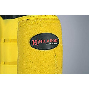 HILASON L M S Horse Front Leg Ultimate Sports Boots Pair ‎‎‎‎Yellow | Horse Leg Boots | Splint Boots for Horses | Horse Jumping Boots| Professional Choice Horse Boots