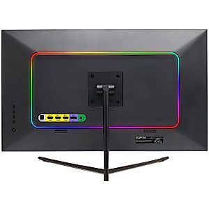 Sceptre IPS 24" LED Gaming Monitor 1ms HDMI DisplayPort up to 165Hz AMD FreeSync Premium Build-in Speakers, Edgeless Machine Black 2021 (E248B-FPN168)