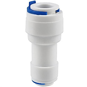Lovelysp Water purifier quick connection fittings RO water filter reverse osmosis system (1/4 inch to 3/8 inch pipe OD) Connector for reverse osmosis system-6pieces