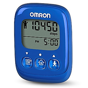 Omron HJ325 Alvita Ultimate Pedometer, Blue