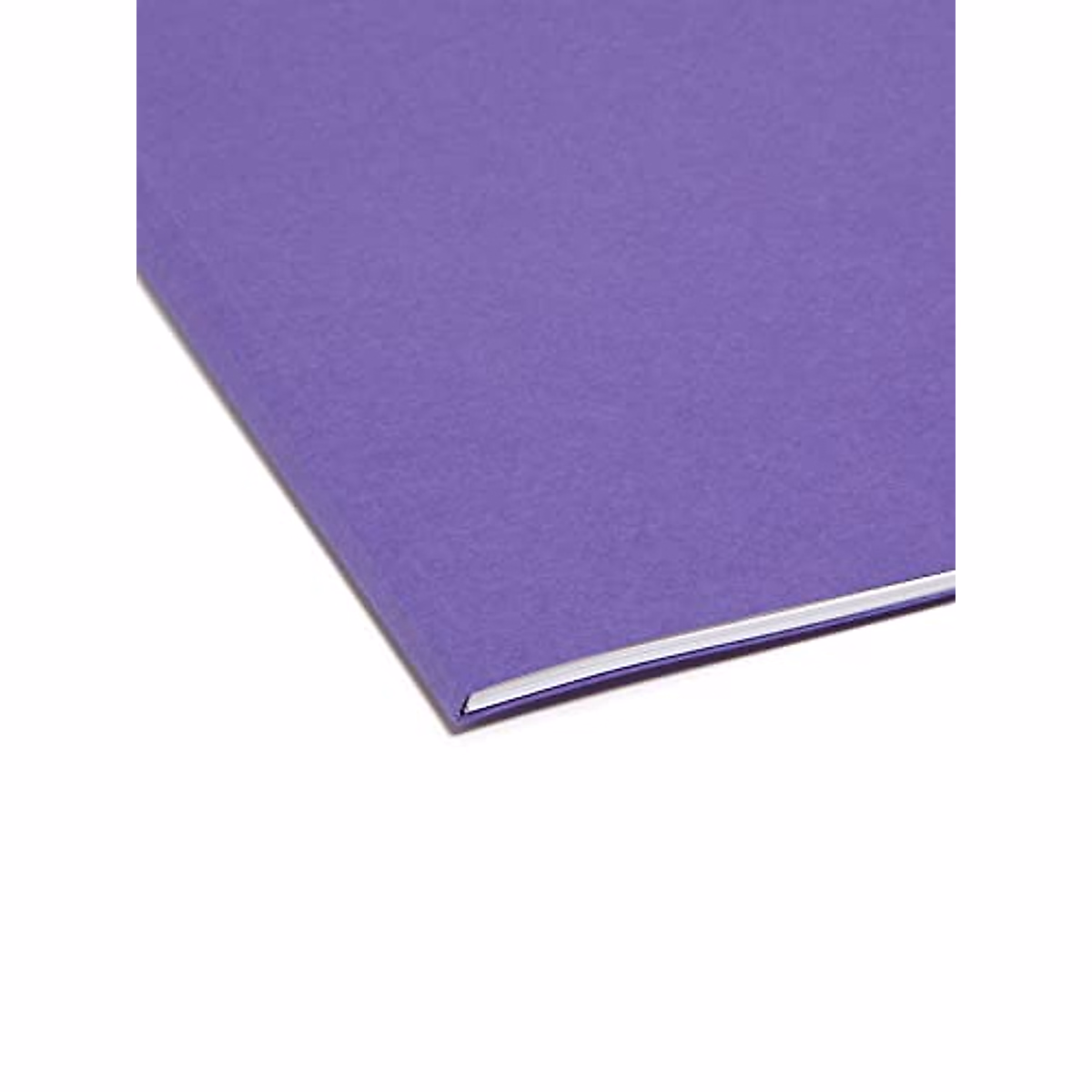 Smead File Folder, Reinforced 1/3-Cut Tab, Letter Size, Purple, 100 per Box (13034)