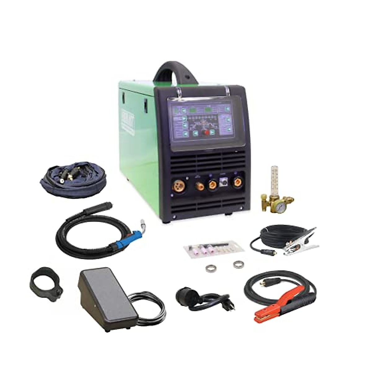 2021 Everlast PowerMTS 251Si Pulse MIG TIG Stick 250amp 110v/220v Multi Process Welder