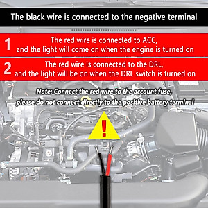 Car LED Hood Light,Waterproof LED Light Strips Cool Monochromatic Car LED Light for Car Lights Exterior,Universal Car Accessories(59inch White)