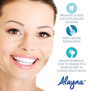 Replacement Brush Heads Compatible With Oral B- Double Clean Design, Pack of 20 Generic Electric Toothbrush Replacement Heads- Fits Oralb Pro 7000, 1000, 8000, 9000, 1500, 5000, Kids, Vitality & More!