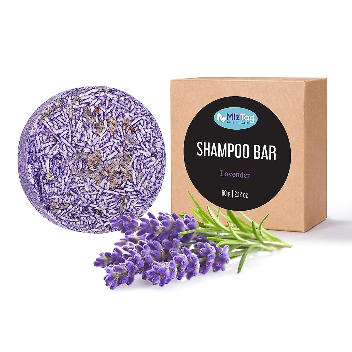 Miztag Home & Health Conditioner & ShampooBar for hair - Solid & Natural Soap Bar for hair with Zero Waste Packaging - Vegan Eco friendly gift for women