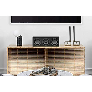 KEF Q650c Center Channel Speaker (Each, Black)