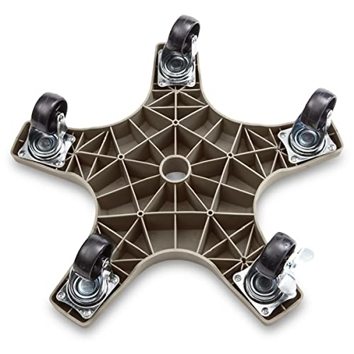 Down Under Plant Caddie Bosmere S18450, Heavy Duty Plant Stand with Wheels, 500lb Capacity, 16-Inch, Light Grey