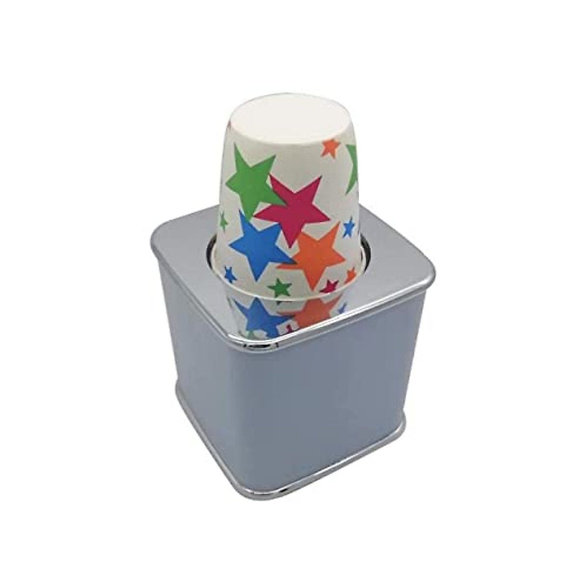 3 and 5 oz Dual Dixie Plastic bath Cup Dispenser with 10 Count 3oz Cups