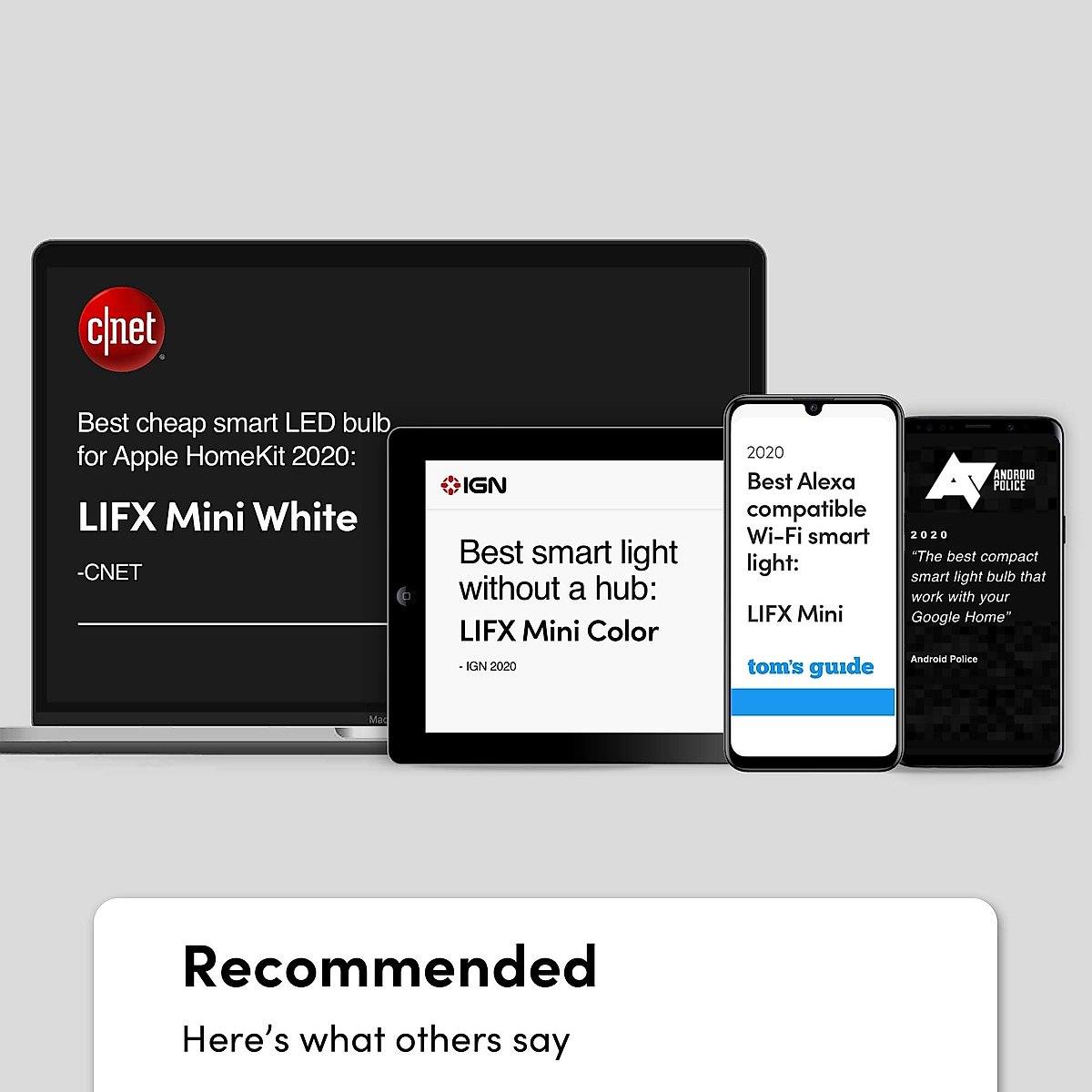 LIFX Color A19 800 lumens, Billions of Colors and Whites, Wi-Fi Smart LED Light Bulb, No bridge required, Works with Alexa, Hey Google, HomeKit and Siri.