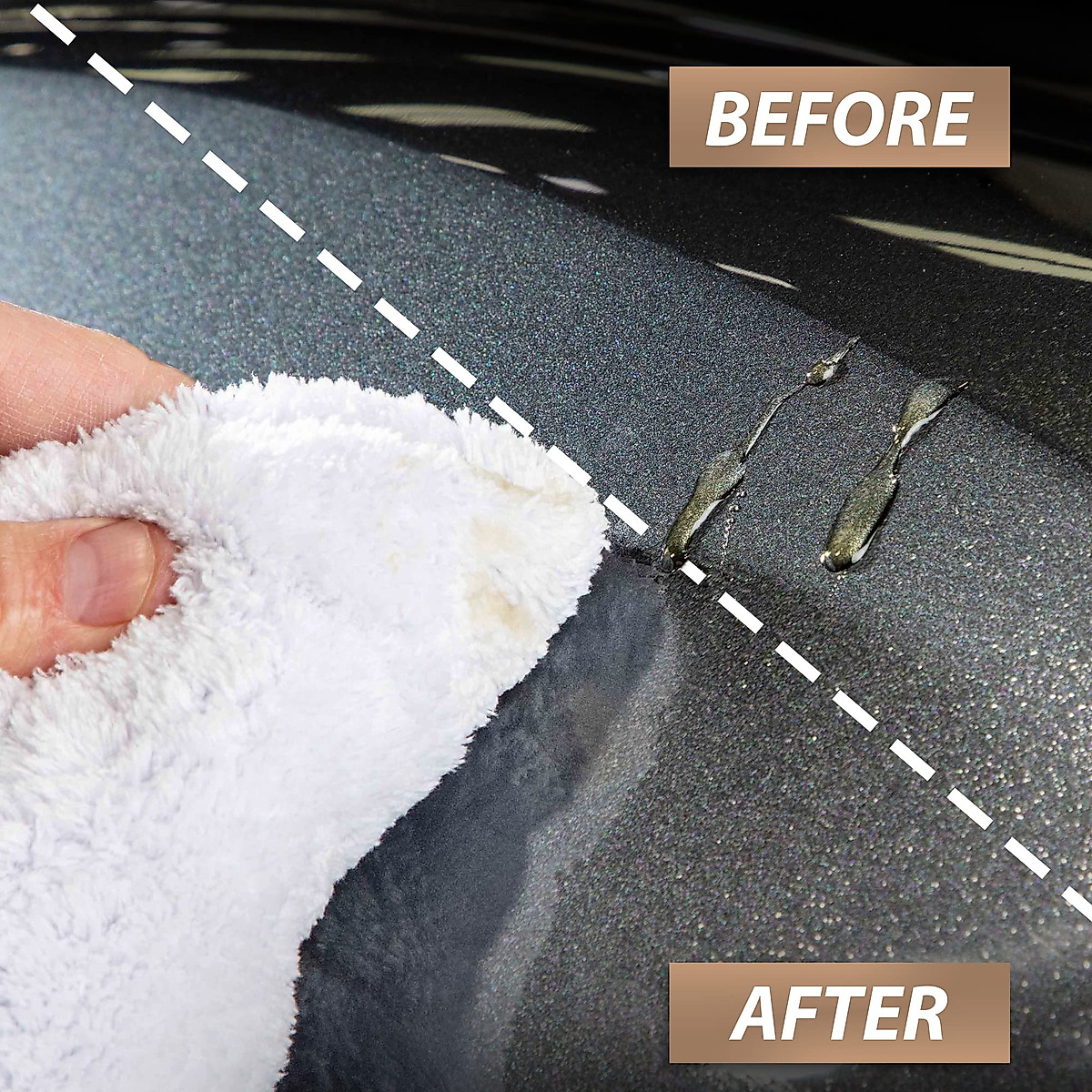 Torque Detail Sap Attack 8oz - Removes Tree Sap, Tar, Gum, Sticker Residue & Asphalt - Sap, Tar, Adhesive, Sticker Remover For Cars