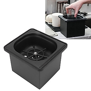 Pitcher Rinser Stainless Steel From Opening Kitchen Sink Automatic Glass Cup Washer for Hotel Bar Coffee Milk Tea Cup Black Your Hands (Small)
