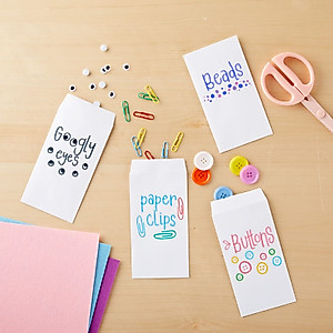 100 Pack Small Money Envelopes for Cash, Coins, Banks, Currency, and Budgeting (White, 3.5 x 6.5 In)