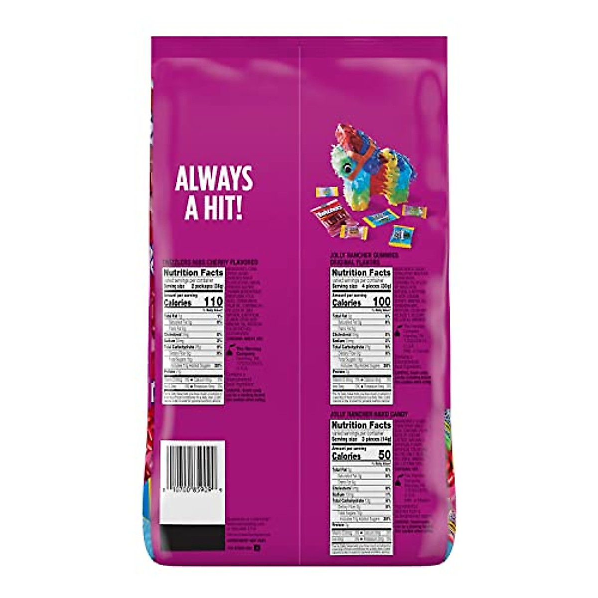 JOLLY RANCHER and TWIZZLERS Fruit Flavored Candy Party Pack, 43.03 oz