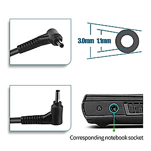 65W Laptop Charger for Acer Swift 1 3 5 SF515 SF315 SF314 SF313 SF114 Spin 1 3 5 SP111 SP315 SP113 SP513 SP314 Chromebook Cb3 Cb5 C720 C730 C731 C740 Power Supply Adapter Cord