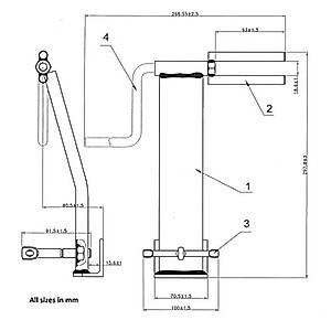 Mytee Products Strap Winder for Flatbed Trailer - Black Powder Coated Steel, Cargo Tie Down Ratchet Strap Winder - Winch Strap Roller for 2", 3", 4" Straps - Trucking Accessories for Trucks