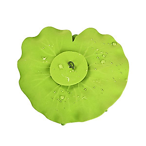 Artflower Artificial Floating Foam Lotus Flowers, 6Pcs Artificial Water Lily Pads, Lotus Lilies Pad Ornaments for Patio Koi Pond Pool Aquarium Home Garden Wedding Party Decor, Ivory