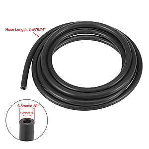 X AUTOHAUX 7pcs Front Windshield Washer Nozzles Kit for Ford F150 2005-2013 2 Meters Windshield Washer Hose with Connectors Replaces 3W7Z17603AA