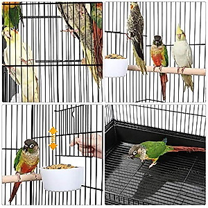 Yaheetech Open Top Rolling Parrot Bird Cage for Cockatiel Sun Parakeet Green Cheek Conure Mid-Sized Parrot Cage with Detachable Stand