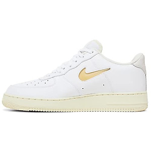 Nike Men's Air Force 1 '07 LX Basketball Shoes, White/Pale Vanilla-coconut M, 10