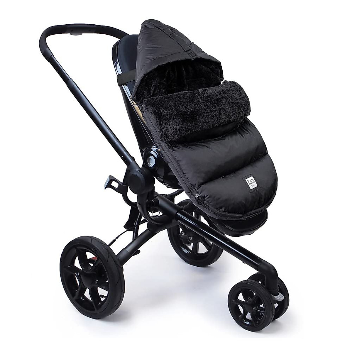 7AM Enfant Universal Stroller Footmuff - Water Repellent Winter Bunting Bag for Strollers & Car Seats, Soft Micro-Fleece & Plush Lined Stroller Footmuff for Baby Boy & Girl | PlushPOD