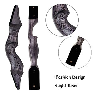 SinoArt 60" Takedown Longbow Archery Wooden Archery Bow Included Fur Rest Pad Stringer Tool Tab String Nocks Right and Left Hand for Hunting or Target(35lbs, Right Hand)