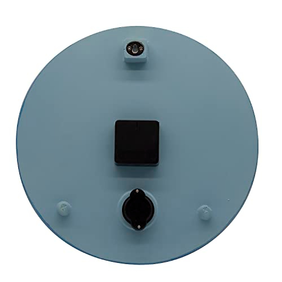 Taylor Flamingo Poly Resin Indoor and Outdoor Clock and Thermometer, 14 Inch, Multi-Color